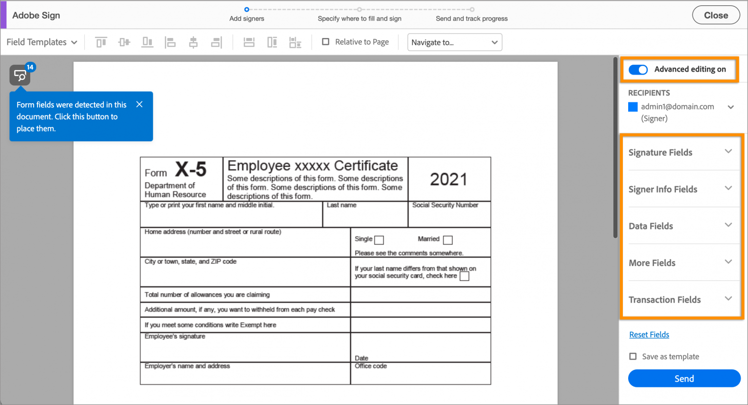 How To Get PDFs Signed By Others Using Adobe Sign