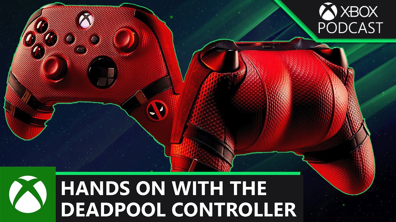 Exclusive First Look: The Deadpool Xbox Controller on Official Xbox Podcast - Hawkdive.com