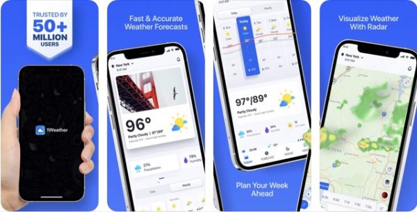 5 Best iPhone Weather Apps For iOS 16 - Hawkdive.com