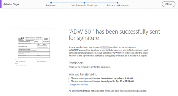 How To Get PDFs Signed By Others Using Adobe Sign
