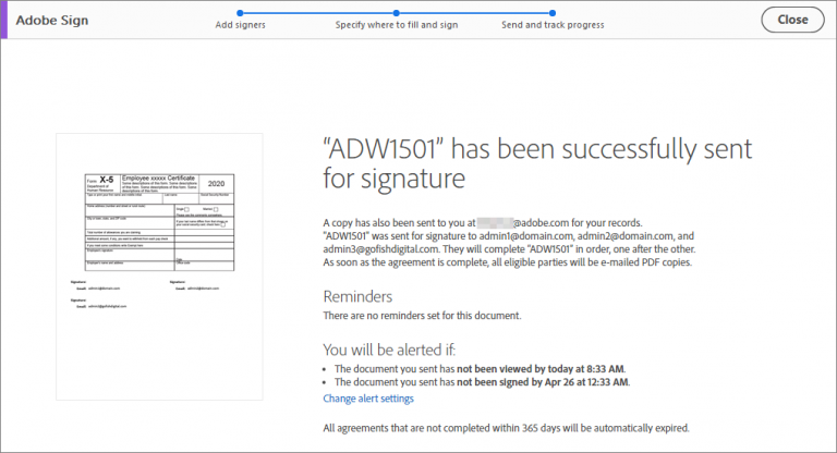 How To Get PDFs Signed By Others Using Adobe Sign