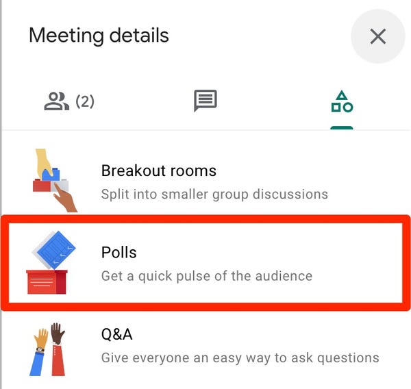 How to Create and Use Polls in Google Meet - Hawkdive.com