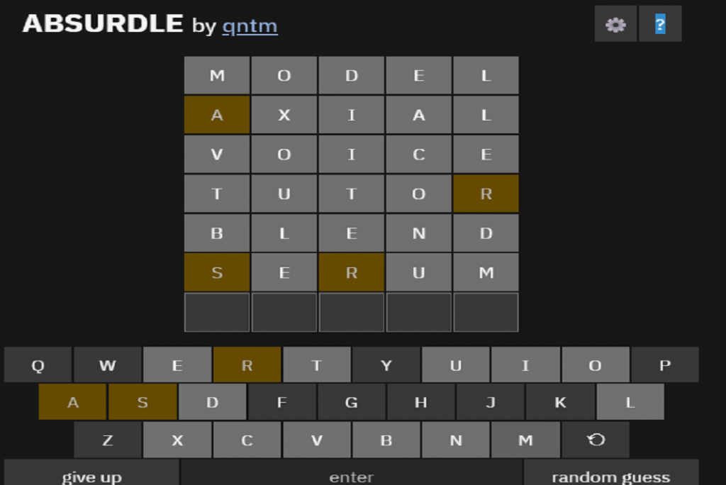 What Is Absurdle: A tricky Wordle Clone - Hawkdive.com