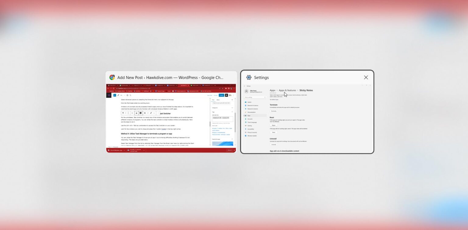 6 Ways To Close Multiple Apps Simultaneously On Windows - Hawkdive.com