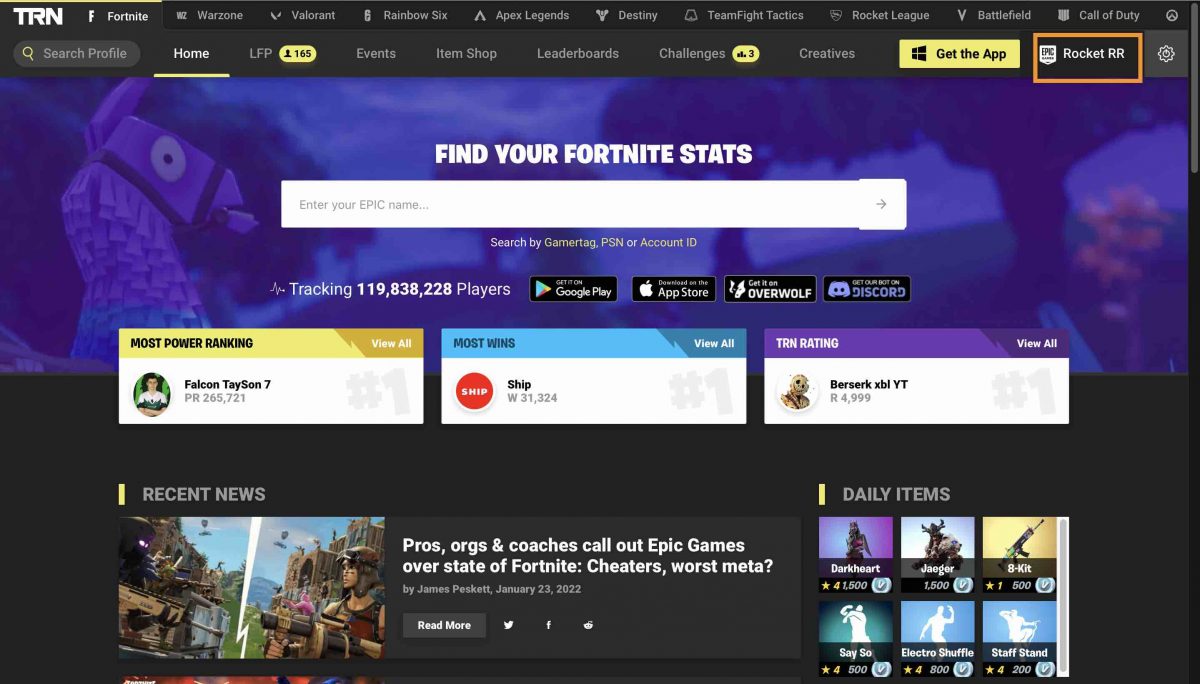 How To Login To Fortnite Tracker On Mac - Hawkdive.com