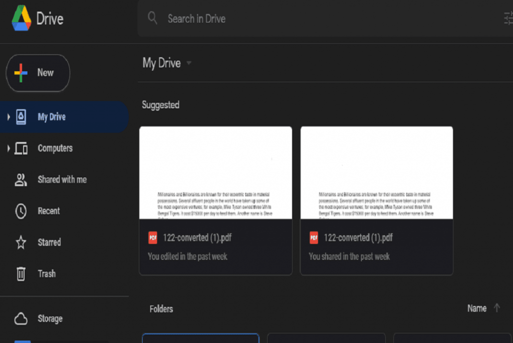 How To Enable Google Drive Dark Theme PC - Hawkdive.com