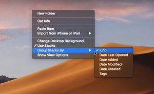 What is Stacks in macOS Mojave and how to enable it? - Hawkdive.com