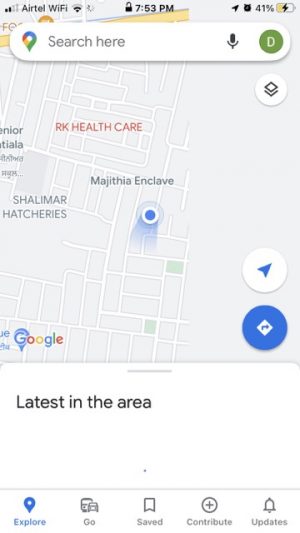 How To Use Google Maps In iOS - Hawkdive.com