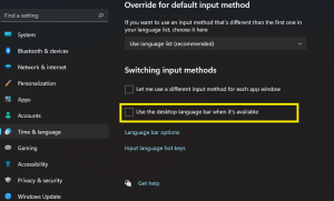 Show Language Bar on Desktop or Taskbar in Windows 11 - Hawkdive.com