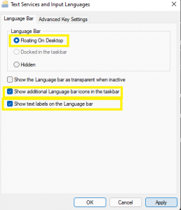 Show Language Bar on Desktop or Taskbar in Windows 11 - Hawkdive.com