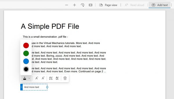 How To Add Text To PDF Files Using Microsoft Edge - Hawkdive.com