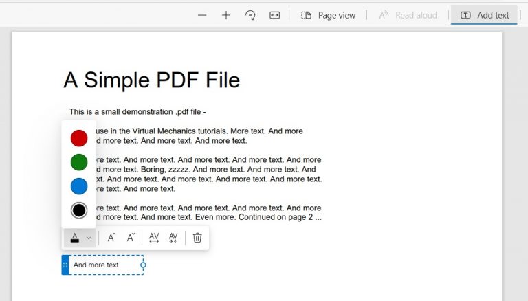 How To Add Text To PDF Files Using Microsoft Edge - Hawkdive.com