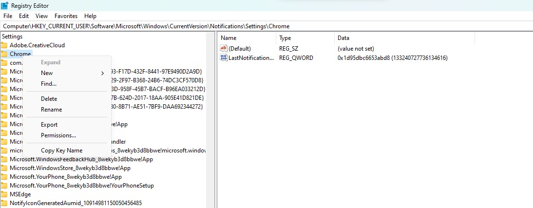 How To Reset And Clear "Notifications From Apps And Other Senders" List In Windows 11 - Hawkdive.com