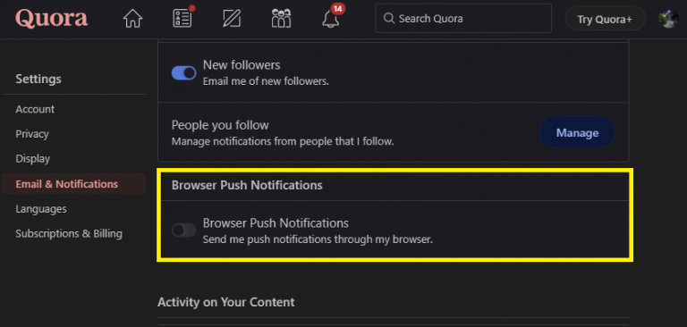 How To Unsubscribe From Quora Digest Emails? - Hawkdive.com