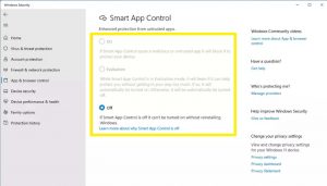 Turn On Or Off Smart App Control In Windows 11 - Hawkdive.com