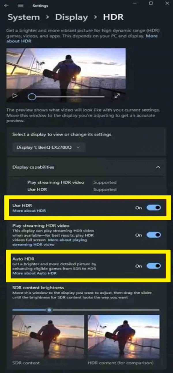 How To Turn On Or Off Auto HDR In Windows 11? - Hawkdive.com