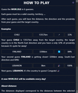 Worldle: A Unique Map Wordle for Geography Lovers - Hawkdive.com