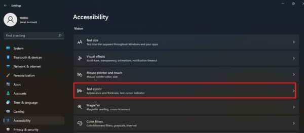 How To Change Text Cursor Blink Rate in Windows 11 - Hawkdive.com