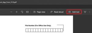 How To Add Text To PDF Files Using Microsoft Edge - Hawkdive.com