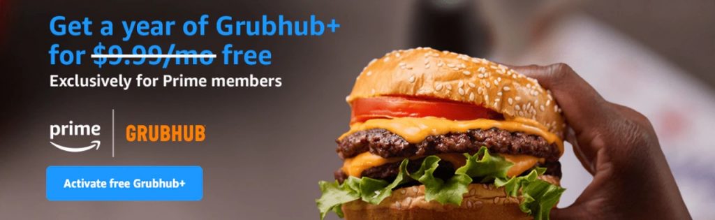 Free GrubHub For A Year With Amazon Prime - Hawkdive.com