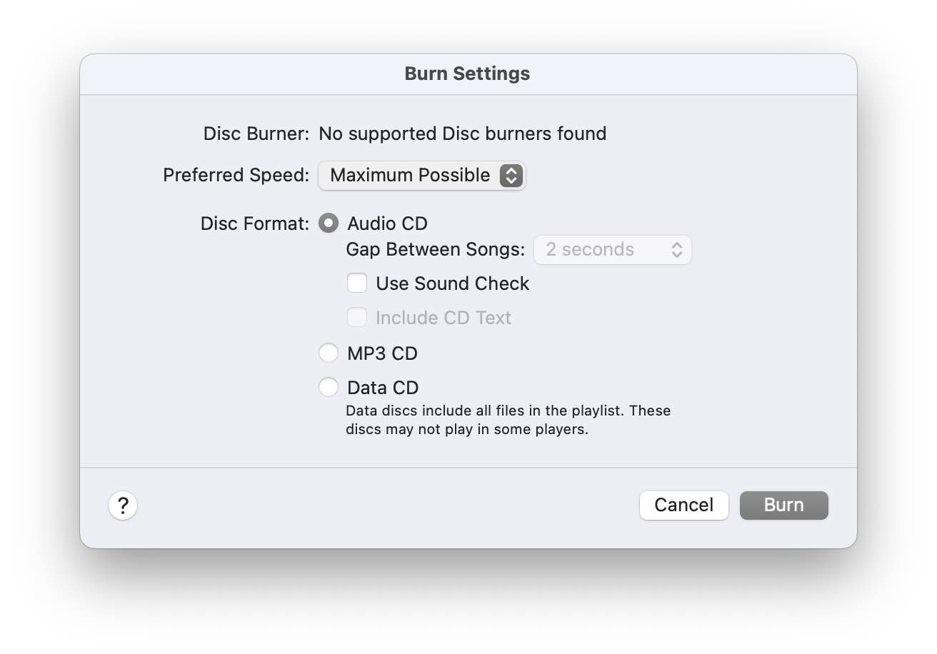 How To Burn A CD In MacOS Monterey / Big Sur - Hawkdive.com