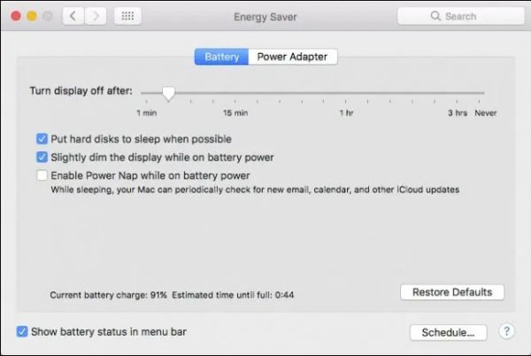 How To Change Your Mac Power Settings - Hawkdive.com