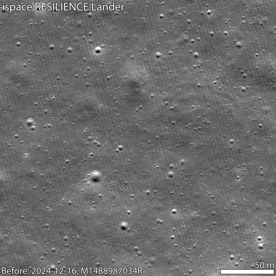 NASA's LRO Spots Impact Site of ispace's HAKUTO-R Lander - Hawkdive.com