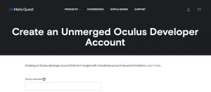 How To Create An Oculus Developer Account? - Hawkdive.com