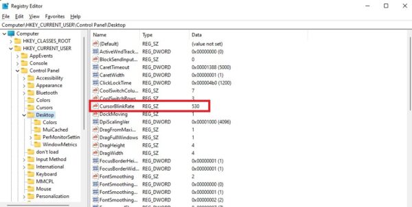 How To Change Text Cursor Blink Rate in Windows 11 - Hawkdive.com