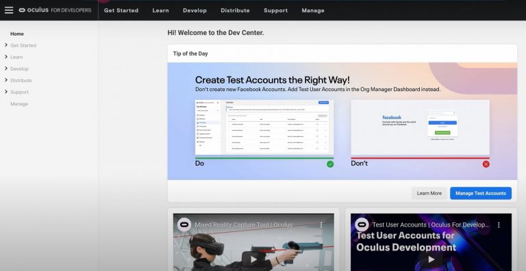 How To Create An Oculus Developer Account? - Hawkdive.com