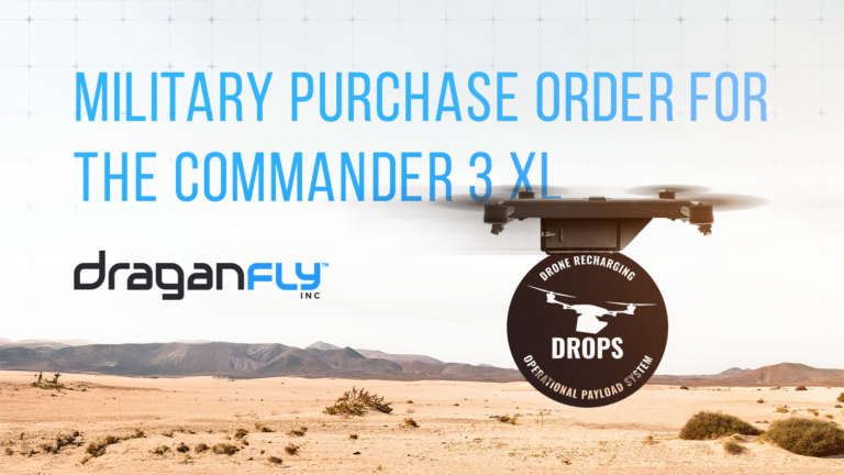 U.S. Department of Defense Orders Draganfly Commander 3XL for Logistics ...