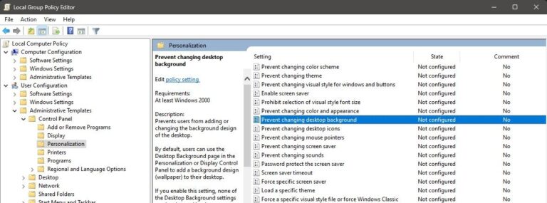 How To Enable Or Disable Changing Desktop Background In Windows 11 ...