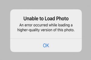 How To Fix Unable To Load Photo Error On iPhone - Hawkdive.com