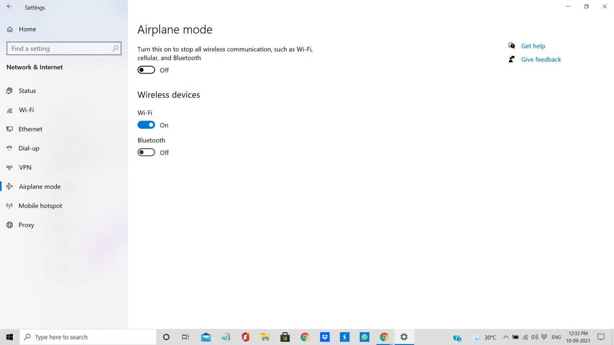 How To Fix Windows 10 Stuck In Airplane Mode In 2021? - Hawkdive.com