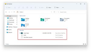 How To Add And Remove Favorites In File Explorer Home In Windows 11 ...