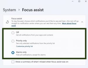 Turn On Or Off Focus Assist In Windows 11 - Hawkdive.com