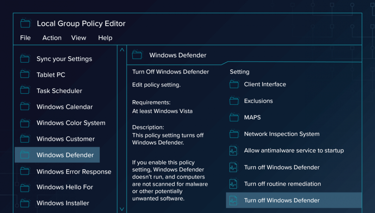 How To Fix Windows Defender Blocked By Group Policy In Windows 10 ...