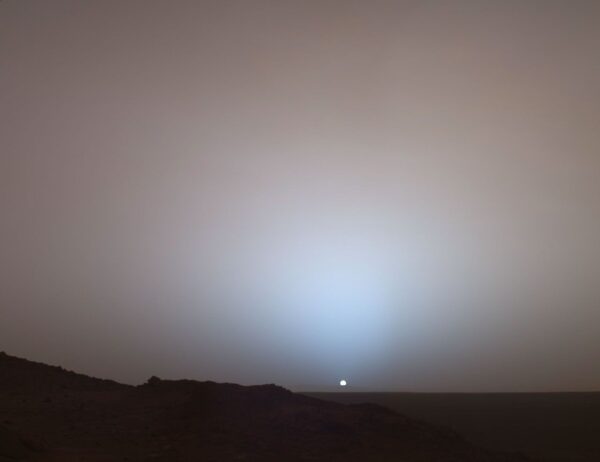 Mars Sunset Captured by NASA - Hawkdive.com