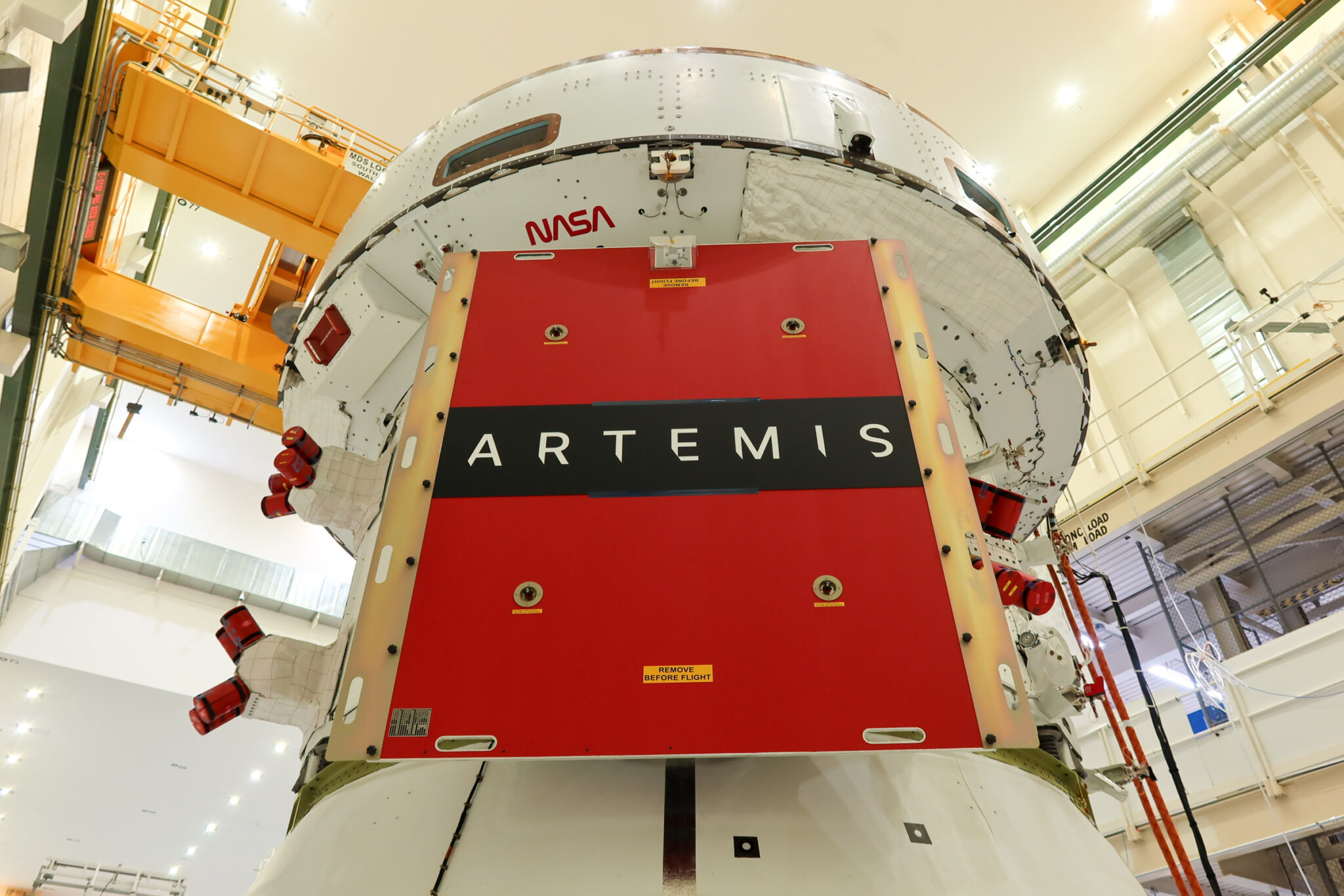 Orion's Solar Wings Attached for NASA's Artemis II Mission - Hawkdive.com