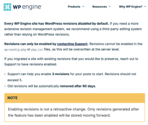 WP Engine Differs from WordPress - Hawkdive.com