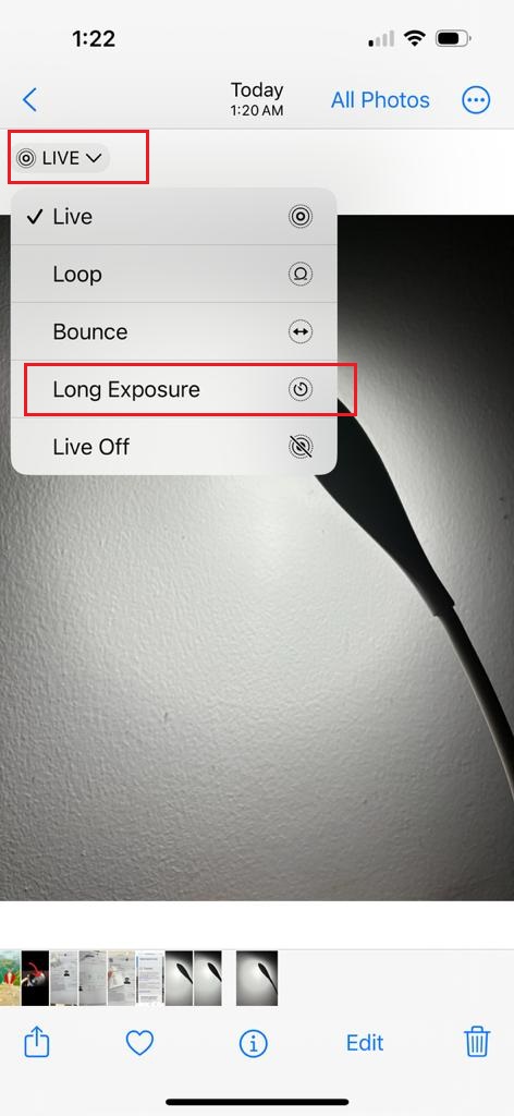 How to take Long Exposure photo in iPhone 15, iOS 17