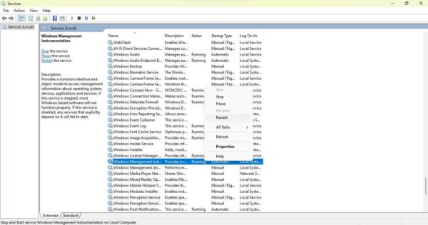 Understanding and fixing high CPU usage on Windows 10 linked with WMI ...