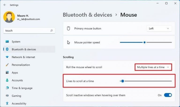How To Alter Windows 11 Mouse Scrolling Preferences - Hawkdive.com