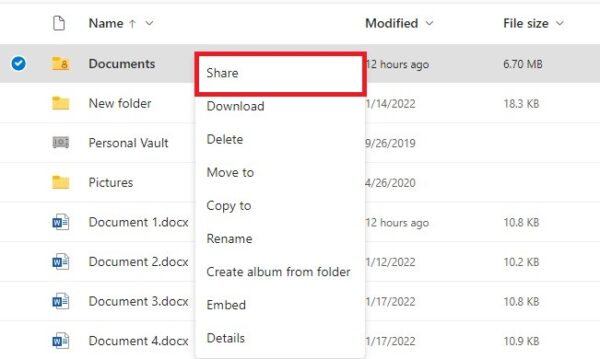 How To Share OneDrive Files And Folders In Windows 11 - Hawkdive.com