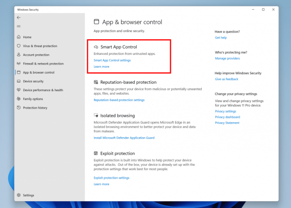 How To Turn On/Off Smart App Control In Windows 11 - Hawkdive.com