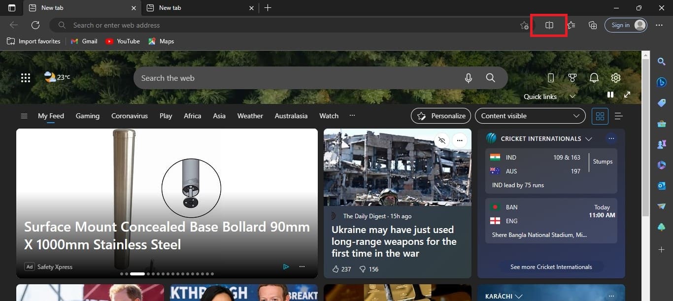 How To Enable Or Disable Split Screen Feature In Microsoft Edge ...