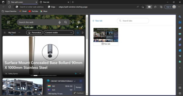 How To Enable Or Disable Split Screen Feature In Microsoft Edge ...