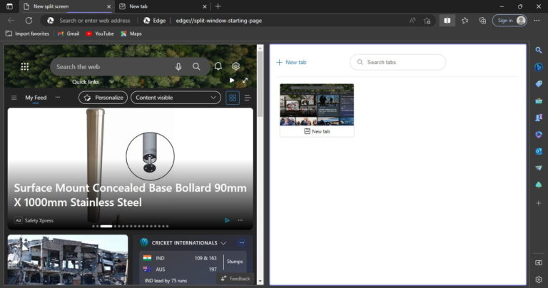 How To Enable Or Disable Split Screen Feature In Microsoft Edge - Hawkdive.com