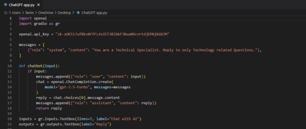 How To Build Your Own AI Chatbot With ChatGPT API - Hawkdive.com