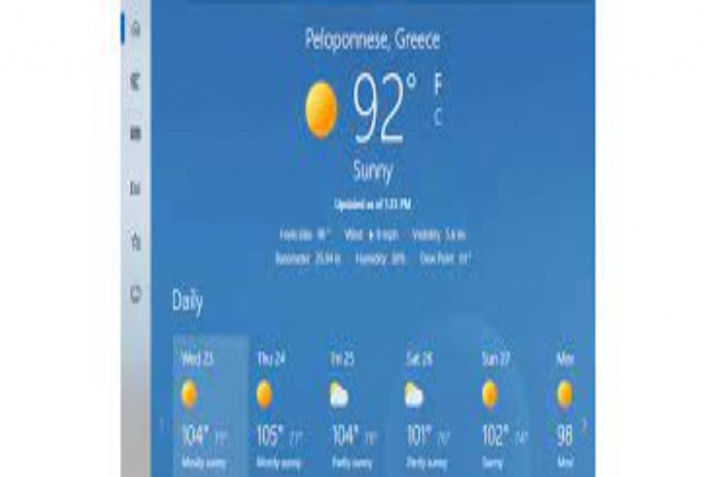 Change Weather Widget Temperature To Fahrenheit Or Celsius In Windows ...